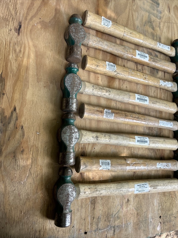 Jonnesway 8pcs M08032 Ball Peen Hammers 32oz Hickory Handle | eBay