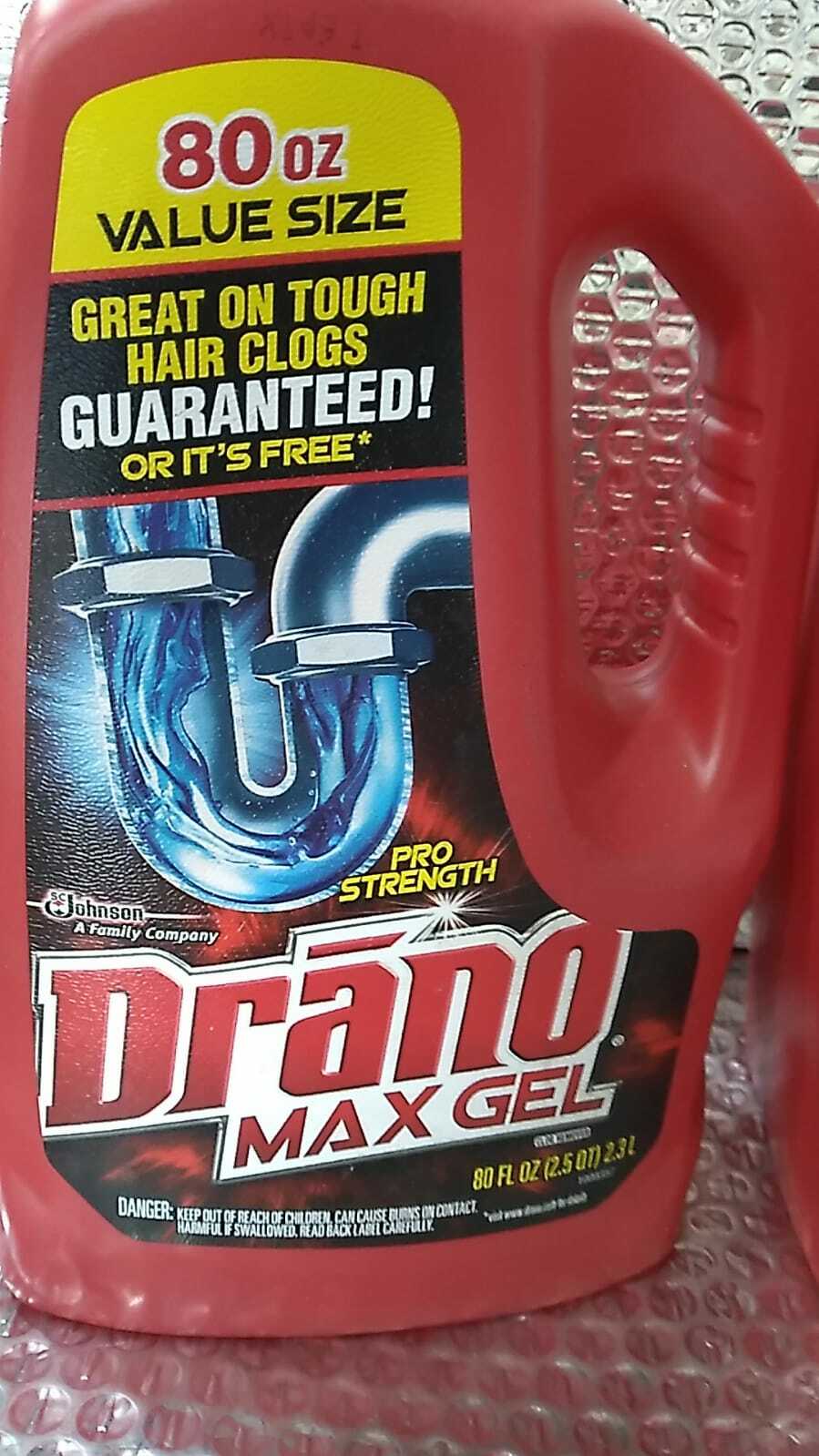 Drano Max Gel Clog Remover 80 Fl Oz ~ Lot of 2 | eBay
