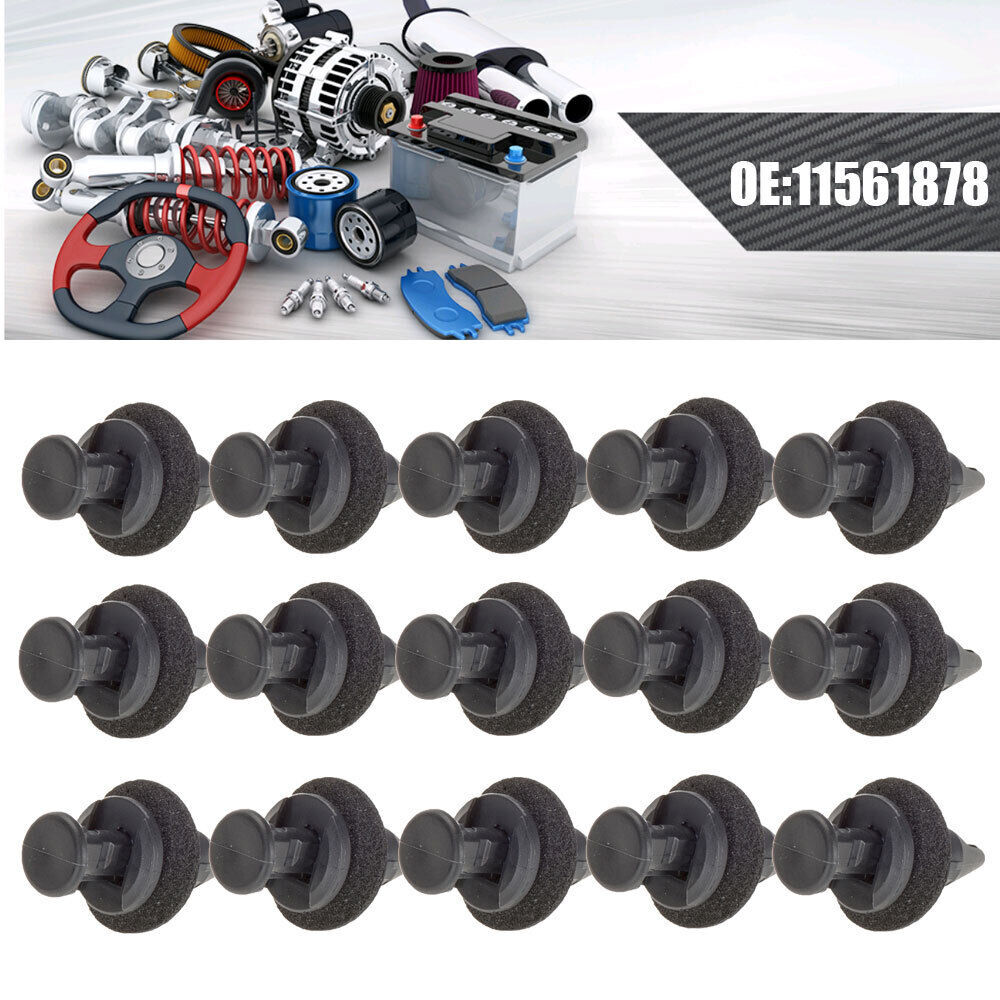 50PCS Car Radiator Core Support Upper Panel Cover Retainer Nylon Clips ...