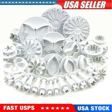 33pcs Pastry Cutters Tools Sugarcraft Cake Decorating Mold Fondant ...