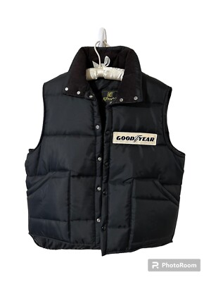 Vintage GoodYear Puffer Vest | eBay