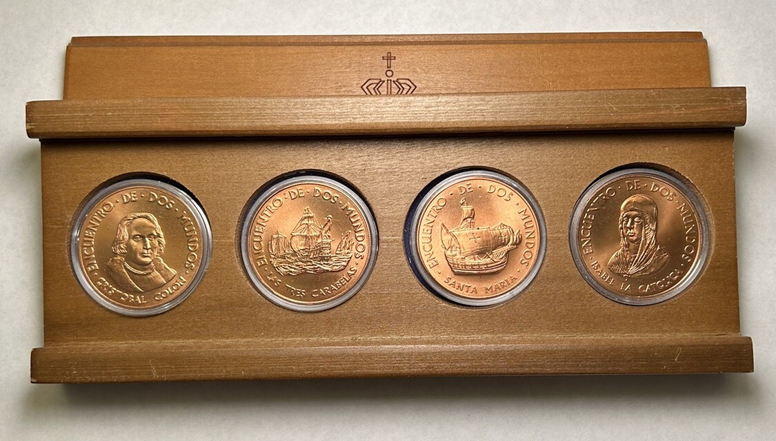 Official Caravel Bronze Collection, Quincentennial Of Discover Of ...