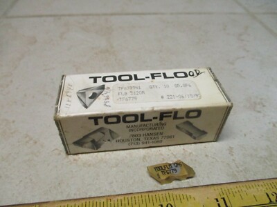 New Tool-Flo Carbide Insert TF67779 GR.GP6 FLG 3120R Qty 9 Machinist ...