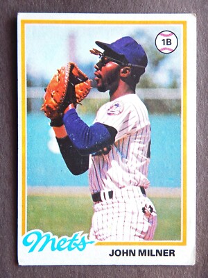John Milner #304 Topps 1978 Baseball Card (New York Mets) *G | eBay