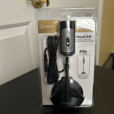 HelloWorld Digital USB FlexiCam PK-5 350k Pixel Adjustable Portable Web ...