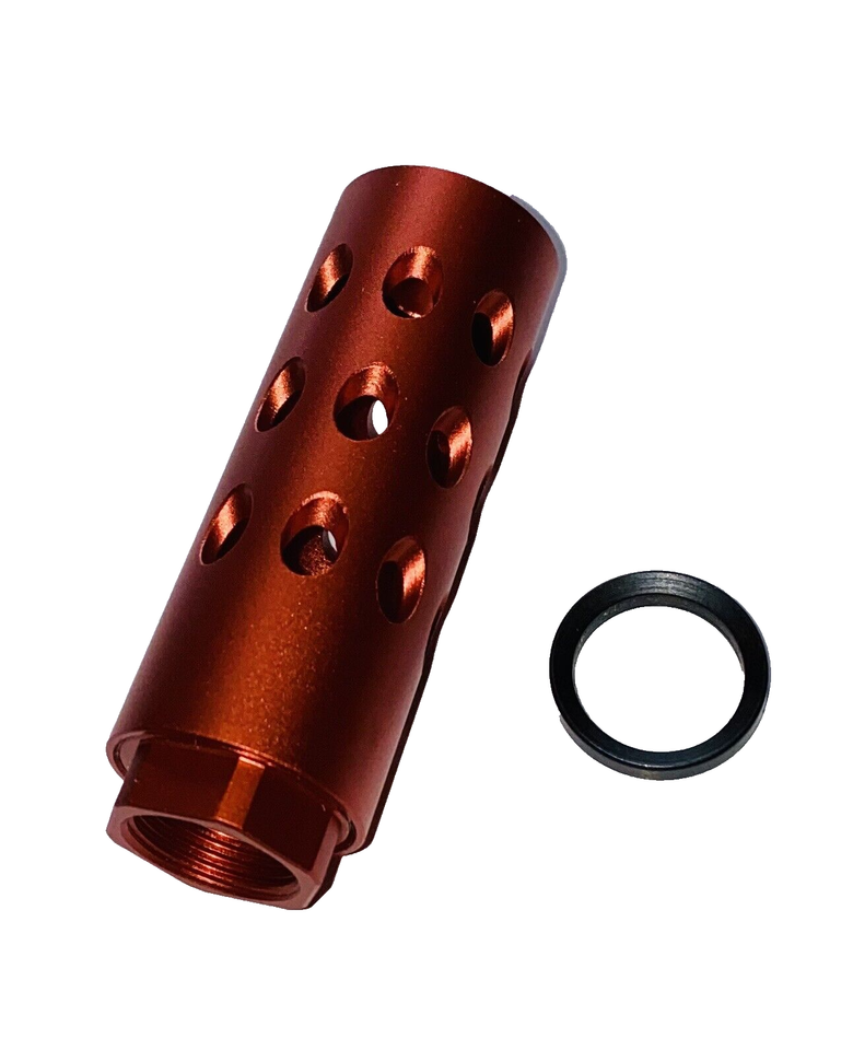 Aluminum Red Low Concussion Muzzle Brake Compensator For 5/8X24 TPI ...