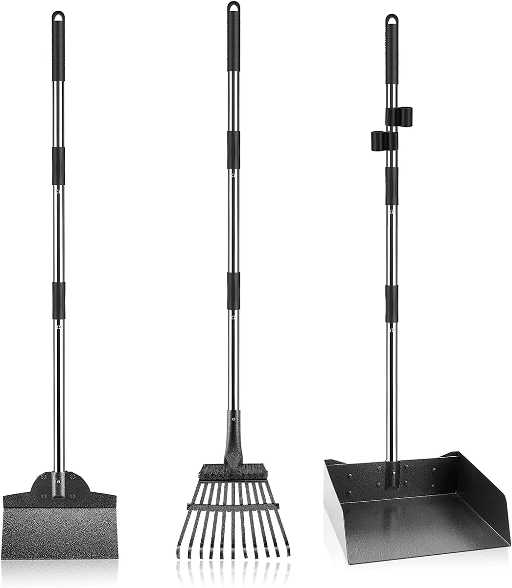 Dog Pooper Scooper With Metal Rake Tray Spade For Large, 40% OFF