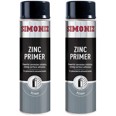 Simoniz Zinc Primer Metal Powerful Corrosion Inhibitor Spray Paint ...