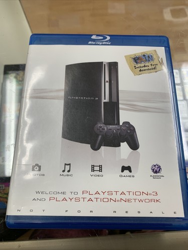 WELCOME TO PS3 AND THE PLAYSTATION NETWORK PLAY BEYOND - BLU RAY DISC ...