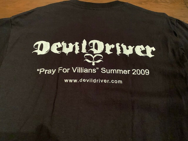 *RARE* Devil Driver Jager Tour T-shirt Coal Chamber L - Gem