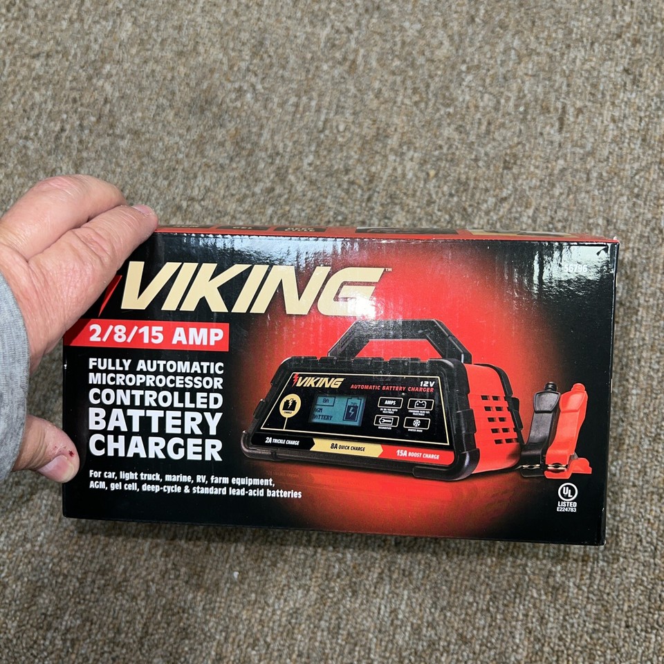 2/8/15 Amp Automatic Microprocessor Controlled Battery Charger ...