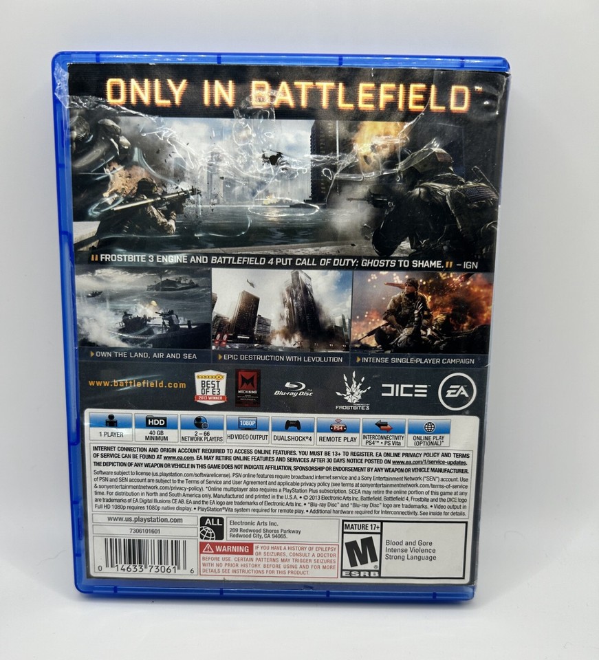 Battlefield 4 (PS4) - FREE SHIPPING | eBay