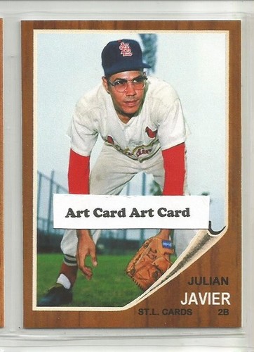 Julian Javier St. Louis Cardinals 2022 Baseball Art Card | eBay