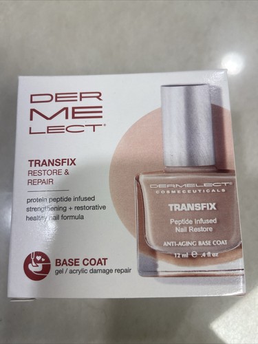 Dermelect Transfix Nail Restore & Repair base coat - Full size NEW IN ...