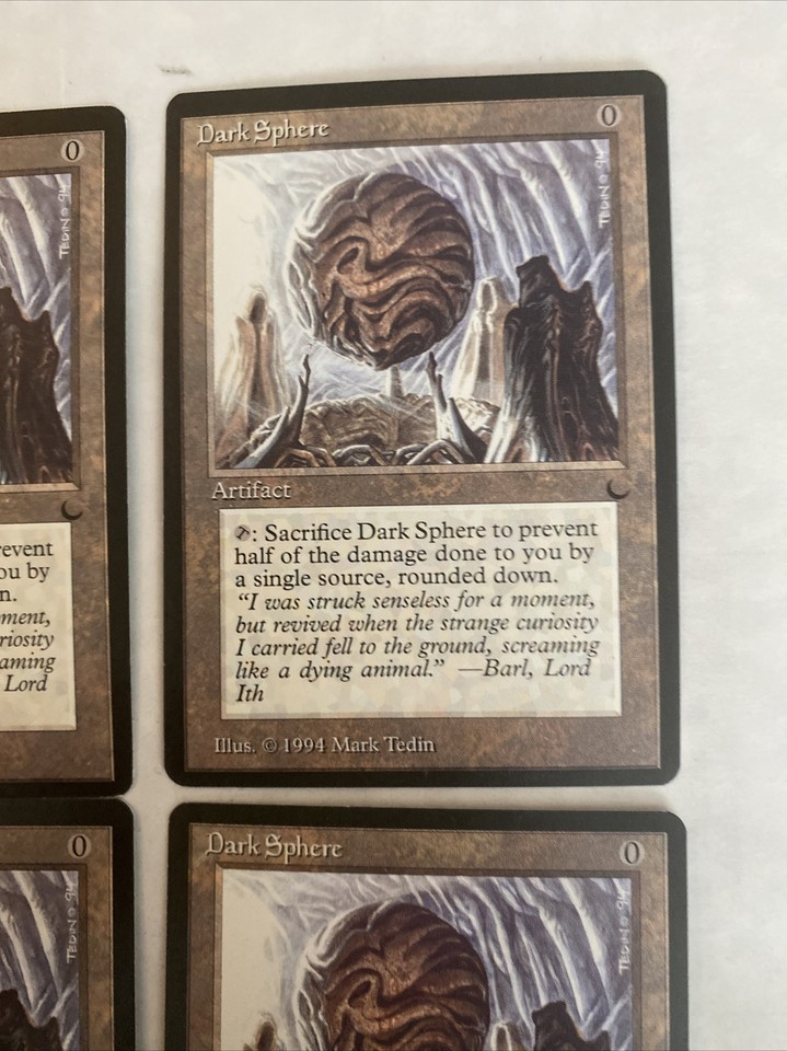 Magic the Gathering MTG The Dark DARK SPHERE X4 U LP/EX & MP 1994 ...