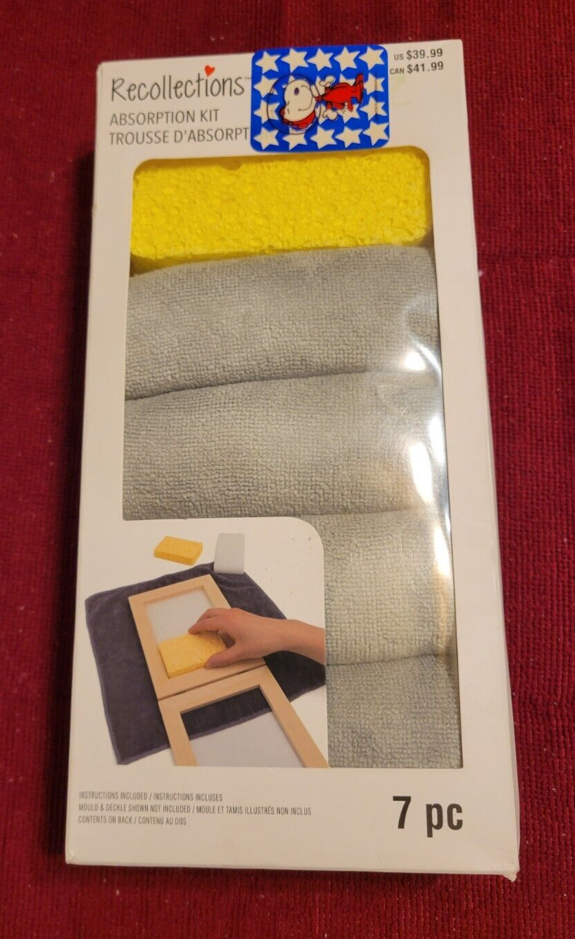 Recollections Absorption 7 Pieces Kit Paper Making Microfiber Sponge ...