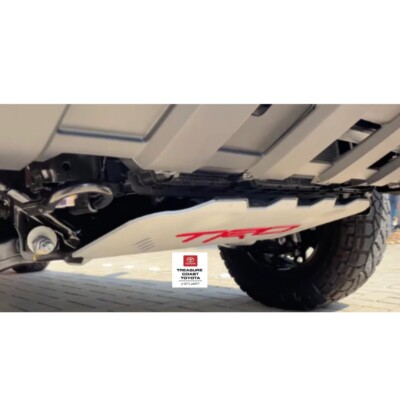 NEW OEM 2025 TOYOTA 4RUNNER TRD PRO FRONT SKID PLATE RED TRD INLAY | eBay