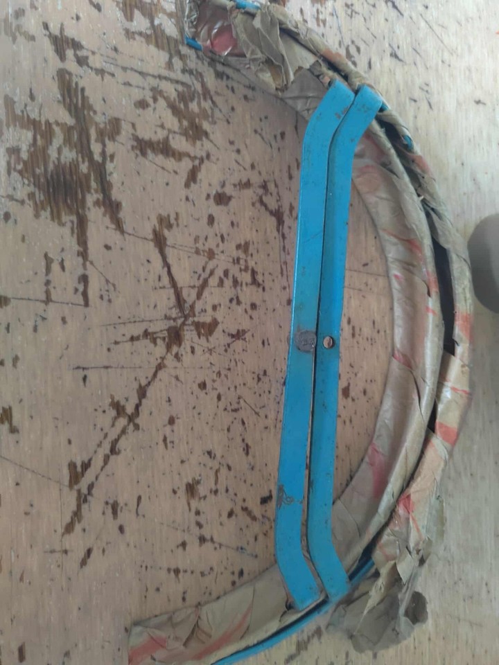 [-x2 kids bike ] old Vintage. metal - bike mud guards. Blue. | eBay