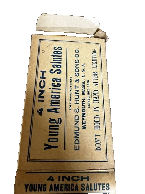 STOP & L@@K****Very Old Firecracker Firework Box Label - Excellent ...