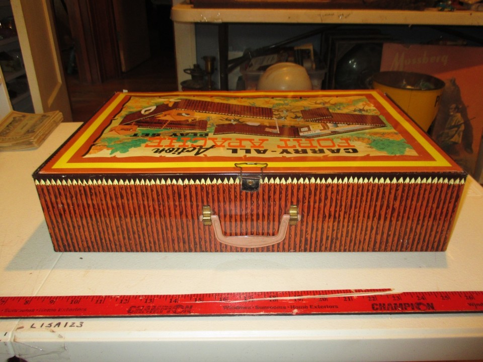 Vintage Marx Fort Apache Carry All Action Playset , 1968 Tin Litho | eBay