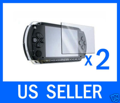 2 Sony PSP Protector Screen Film Skin Shield Lens US Seller 1000 2000 ...