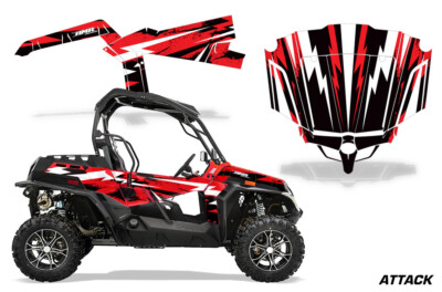 2019 CFMoto ZForce 1000 UTV Graphics Kit Sticker Decal | Attack Red ...