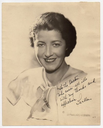 LUELLA GEAR comedic actress Broadway and film SIGNED PHOTO DBW | eBay