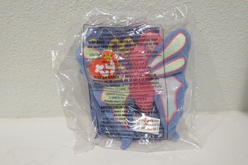 FLUTTER the butterfly #8 1999 TY Teenie Beanie Babies McDonalds NEW in ...