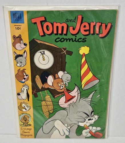 Tom & Jerry Dell January 10 cent Cartoon Comic Book Vol 1 #102 1952 | eBay