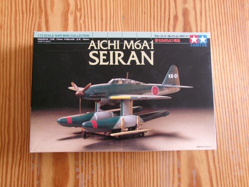 1/72 Tamiya Aichi M6A1 SEIRAN WWII Japanese Float Plane Plastic Model 9 ...