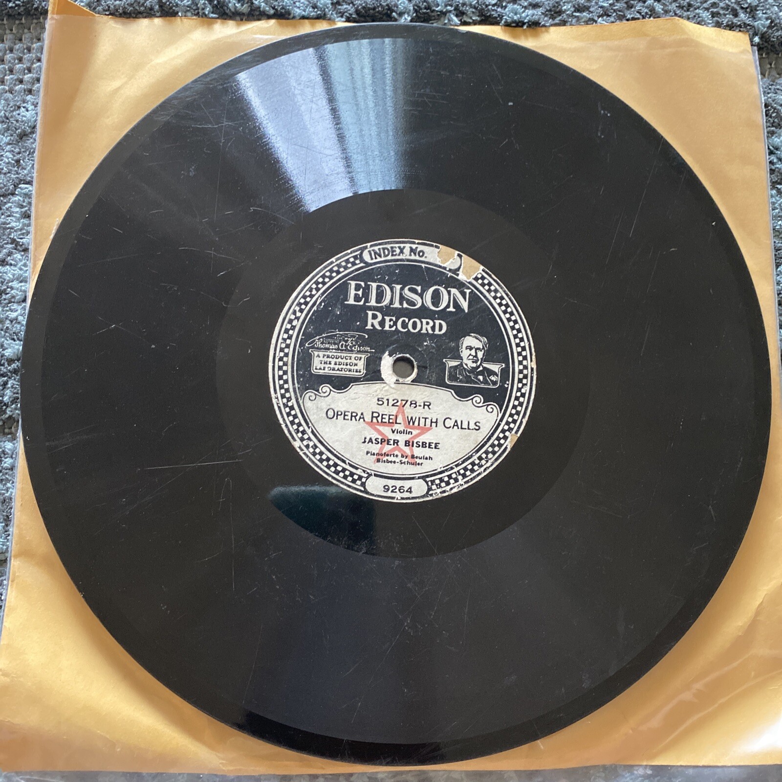 Edison Diamond Disc 51278 McDonalds Reel and Opera Reel with Calls ...