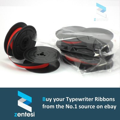 x3 Ribbons - Olivetti Valentine Lettera 22/25/32/35 Typewriter Ribbon ...