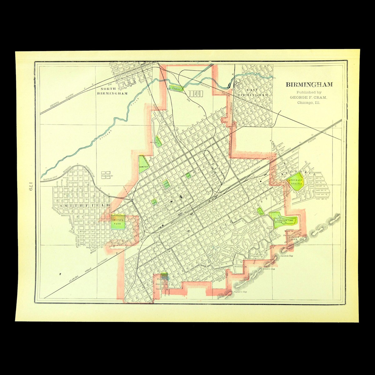Birmingham City Street Map 9+ Hundred Birmingham Alabama Map