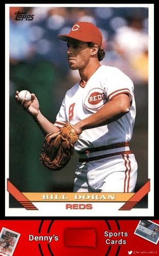 1993 Topps #608 Bill Doran Cincinnati Reds Baseball Card | eBay