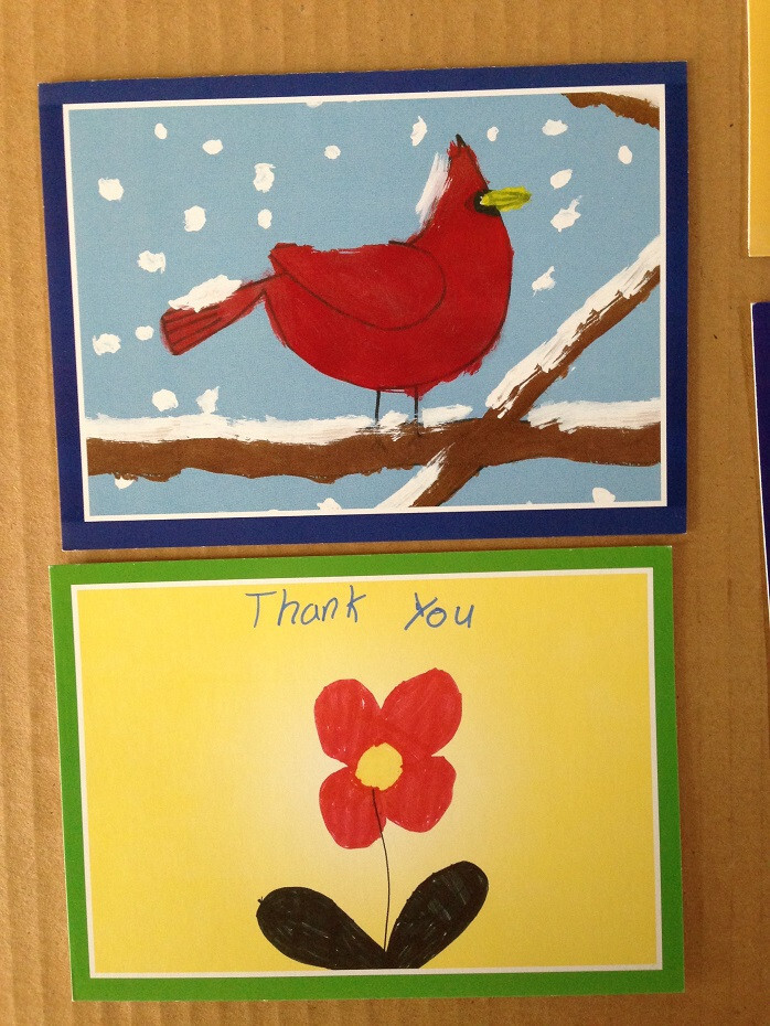 Lot of 10 Blank Note Cards w/ Envelopes Children's Art Project | eBay