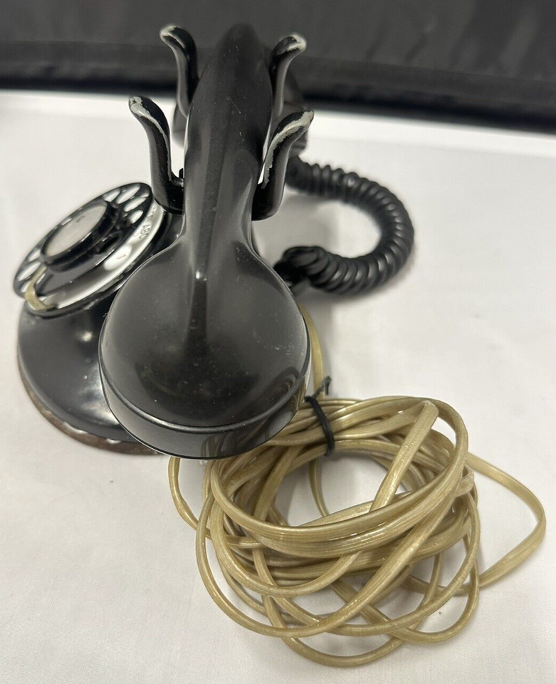 WESTERN ELECTRIC BELL SYSTEM ROTARY DIAL PHONE TELEPHONE Antique F1 ...