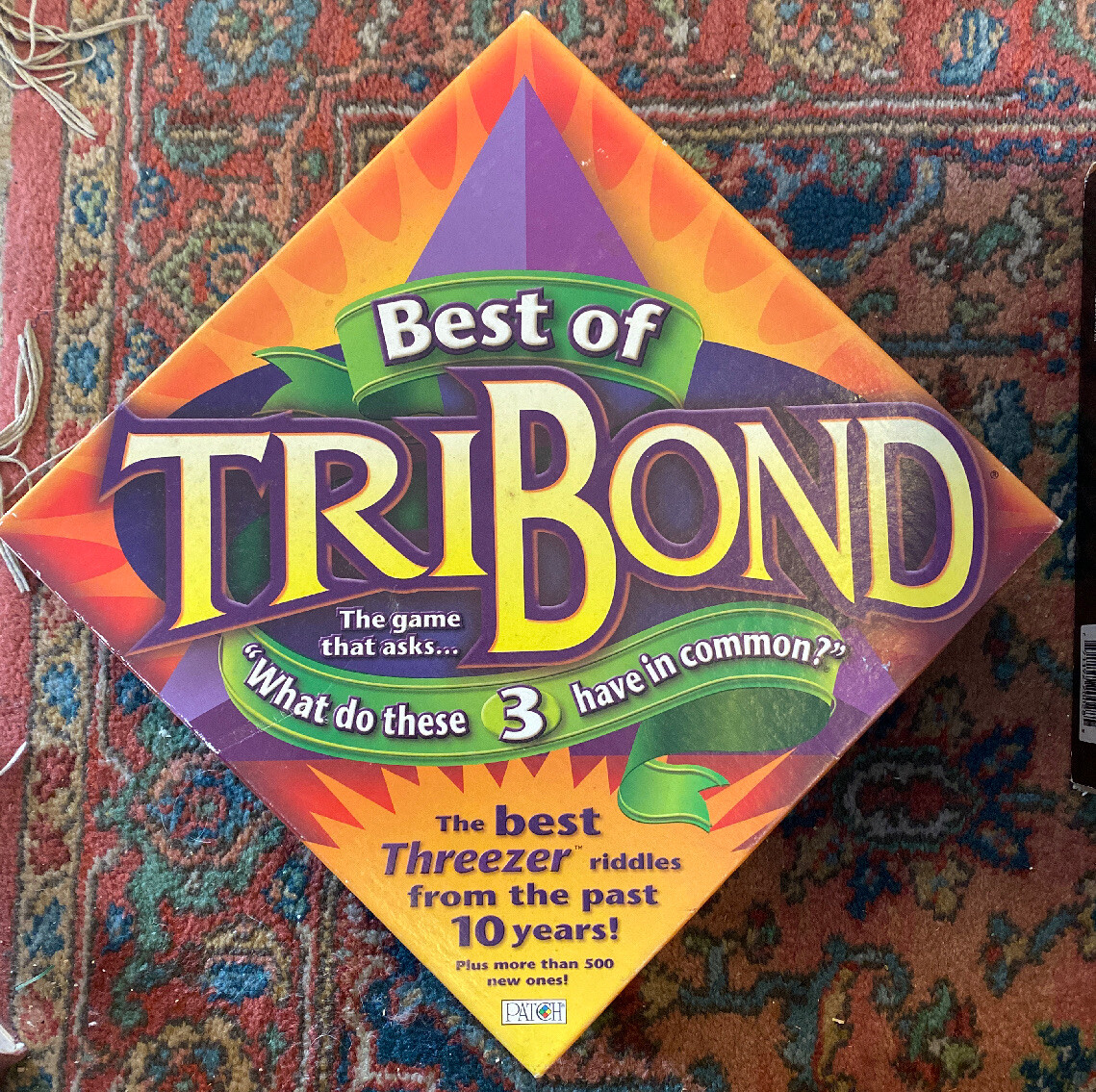 BEST of TRIBOND Board Game,Patch, Threezer Riddles, Ages 12+, Complete ...