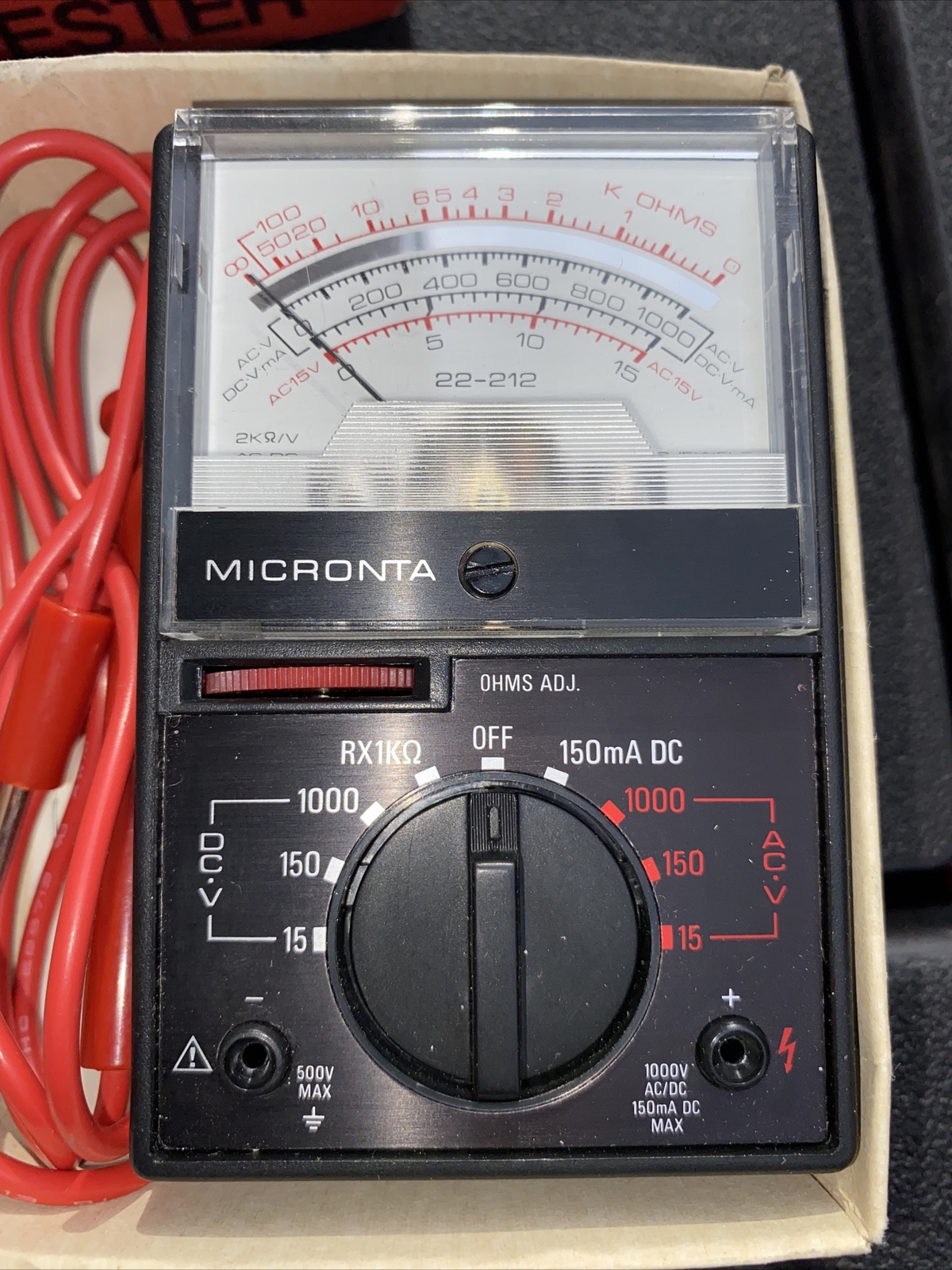 Vintage Micronta 8 Range Multitester Model 22-212 Boxed for sale online ...