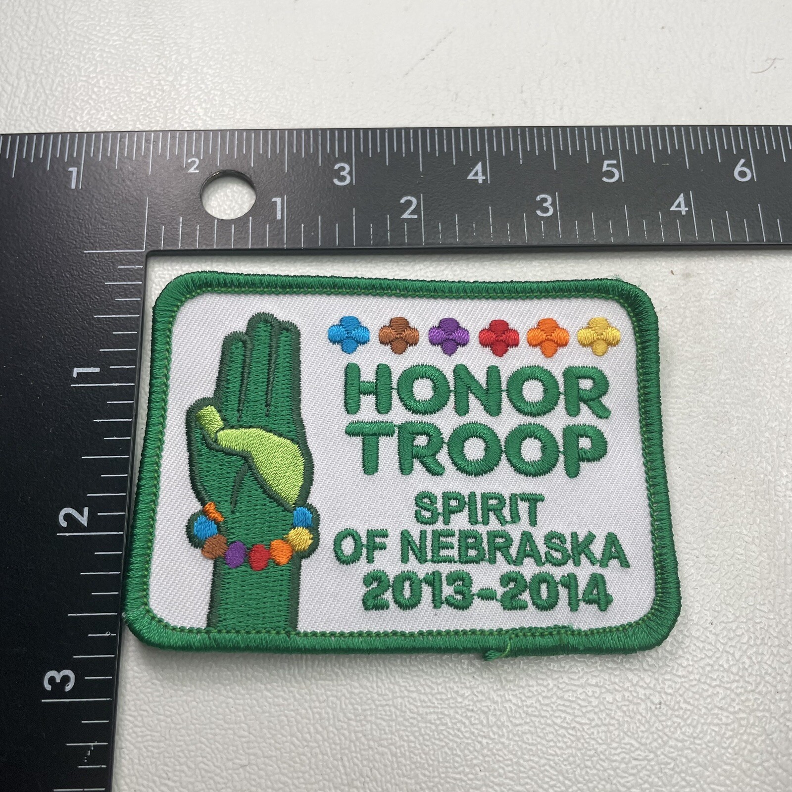 2013-2014 Girl Scouts SPIRIT OF NEBRASKA HONOR TROOP Patch B043 | eBay