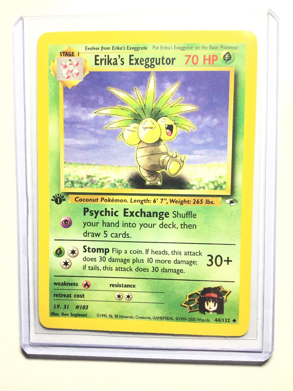 ERIKA’S EXEGGUTOR - 1st Edition Gym Heroes - 44/132 - Uncommon - Pokemon - NM | eBay