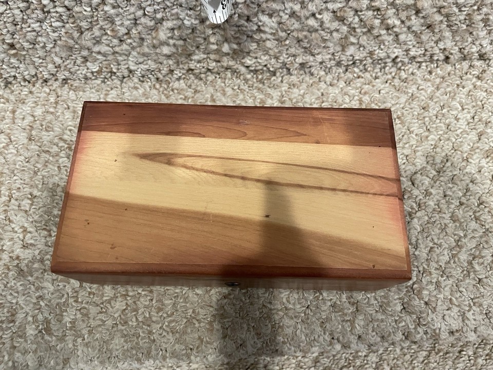 Vintage Lane Cedar Chest 9x5 Foxboro MA Trinket Jewelry Box | eBay