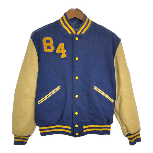 80 Butwin Varsity Jacket Stadium Award Blue Men'S M Used Old Clothes ...