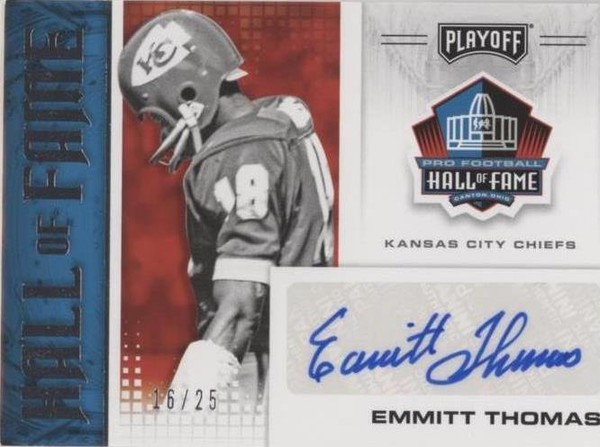 2020 Panini Playoff - Hall of Fame Autographs #HOF-ET Emmitt Thomas /25 ...