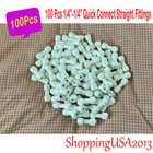 100 Pc Water Filter Connector Fitting Quick Connect Thread Push In 1/4 ...