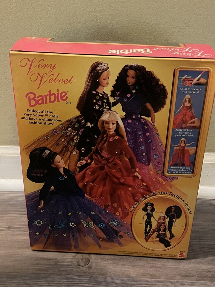 Very Velvet Barbie | New In Box | 1998 Vintage #20528 Collector's ...