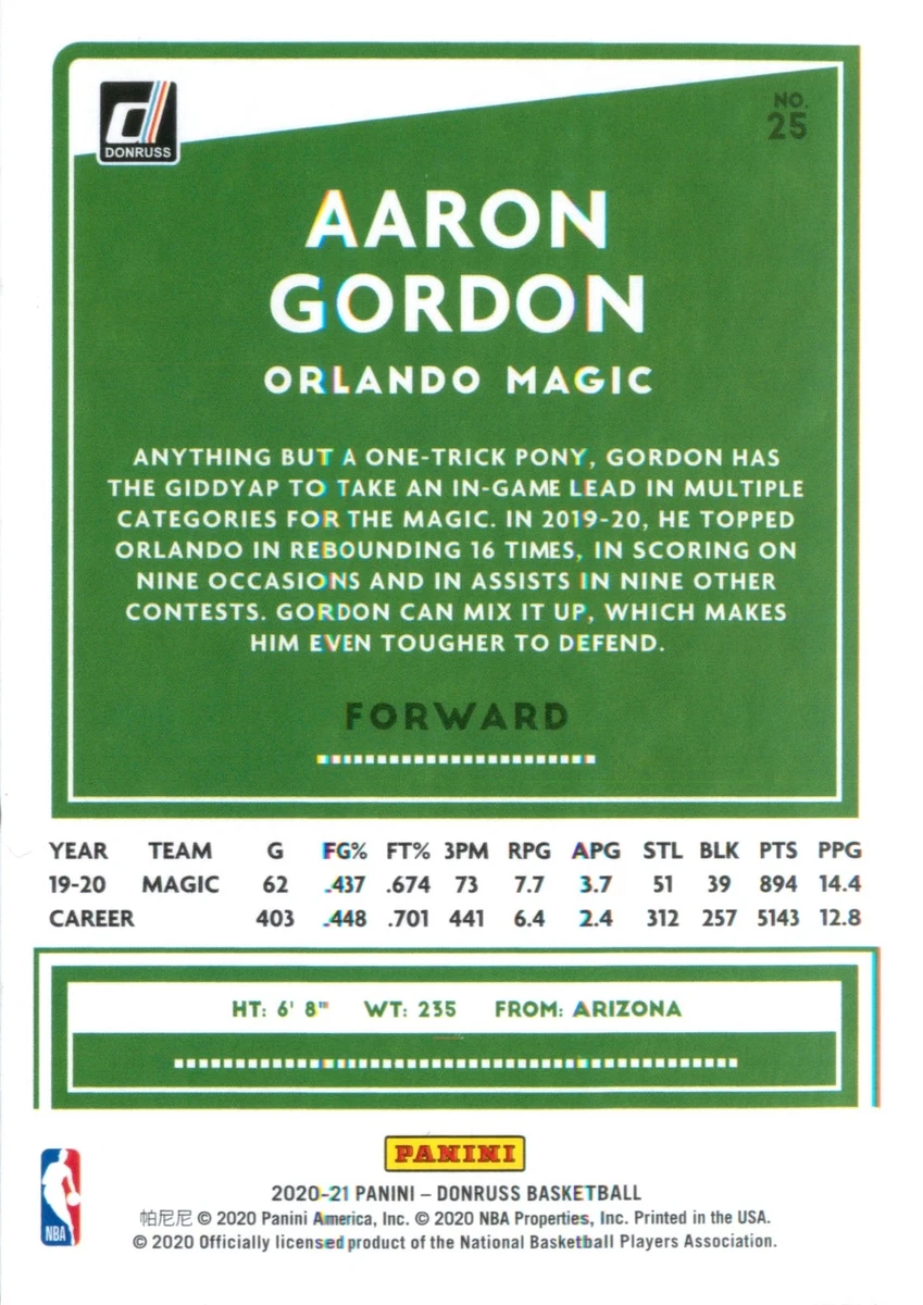 Aaron Gordon Vertical