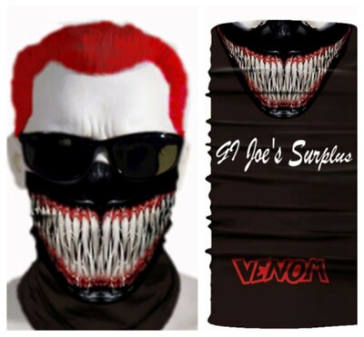 Venom Fang Multi Scarf Face Tube Mask Cover Bandana US Seller 3I2 | eBay