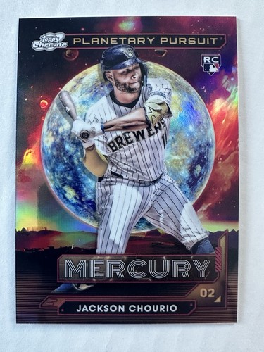 JACKSON CHOURIO 2024 TOPPS COSMIC CHROME #PPM9 PLANETARY PURSUIT ...