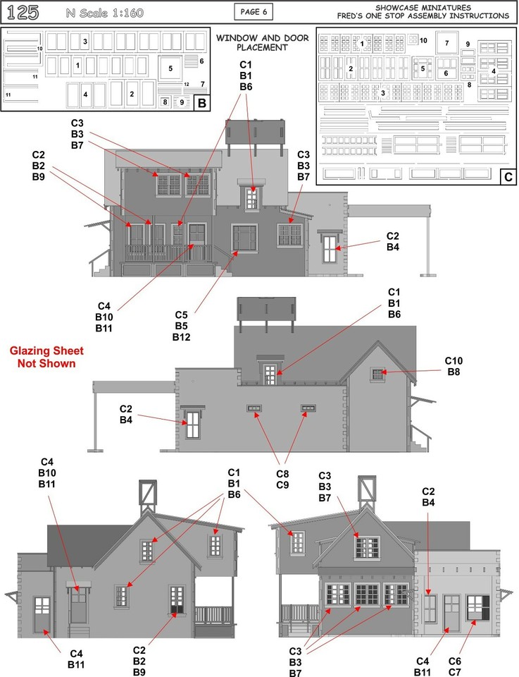 N Scale Fred's One Stop Structure Building Kit for Model Railroad Hobby ...