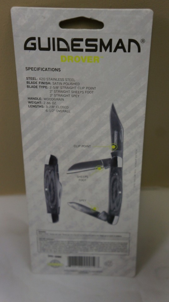 GUIDESMAN KNIFE DROVER NEW IN PACKAGE | eBay